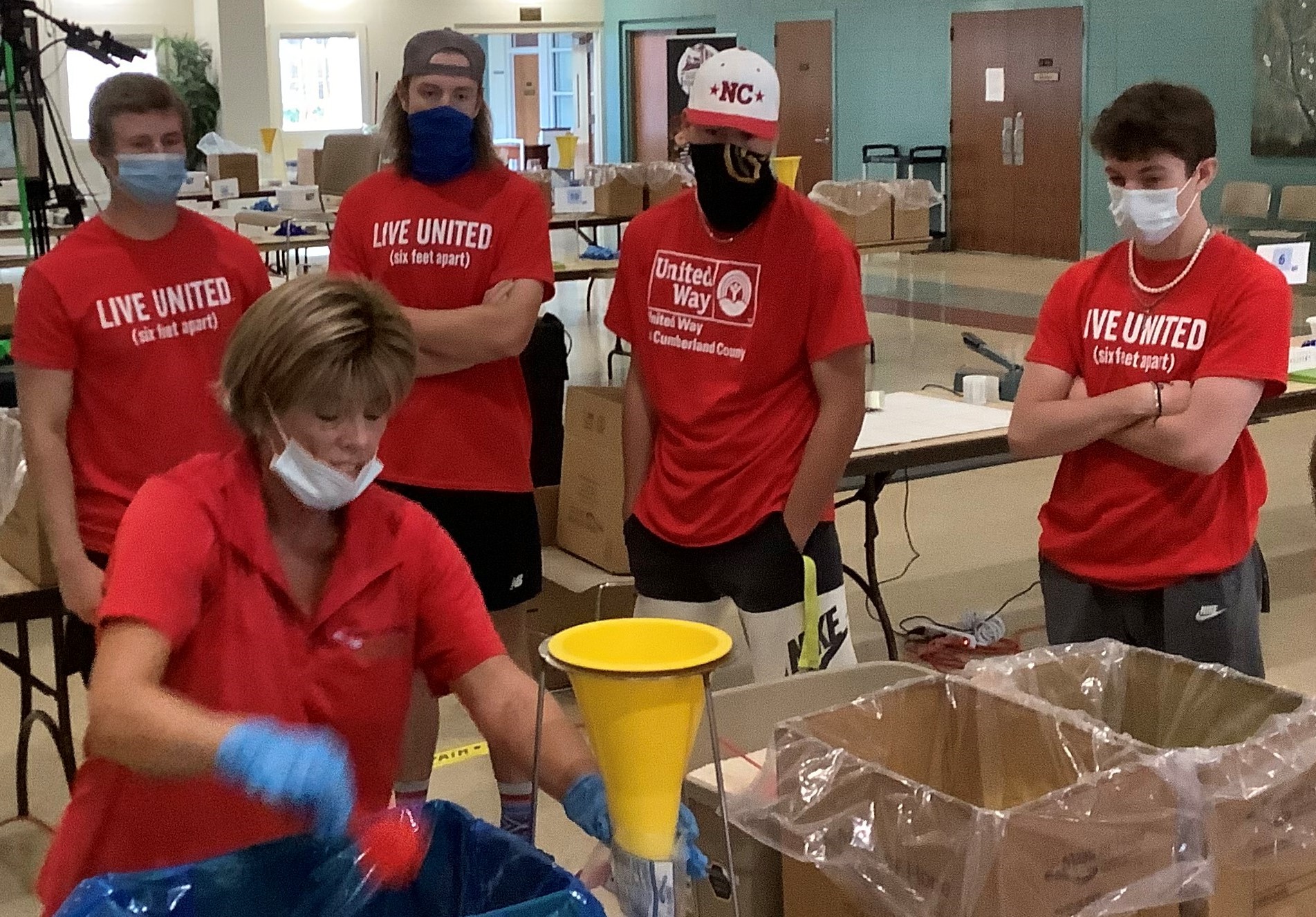 FTCC Baseball players volunteer with United Way of Cumberland County ...