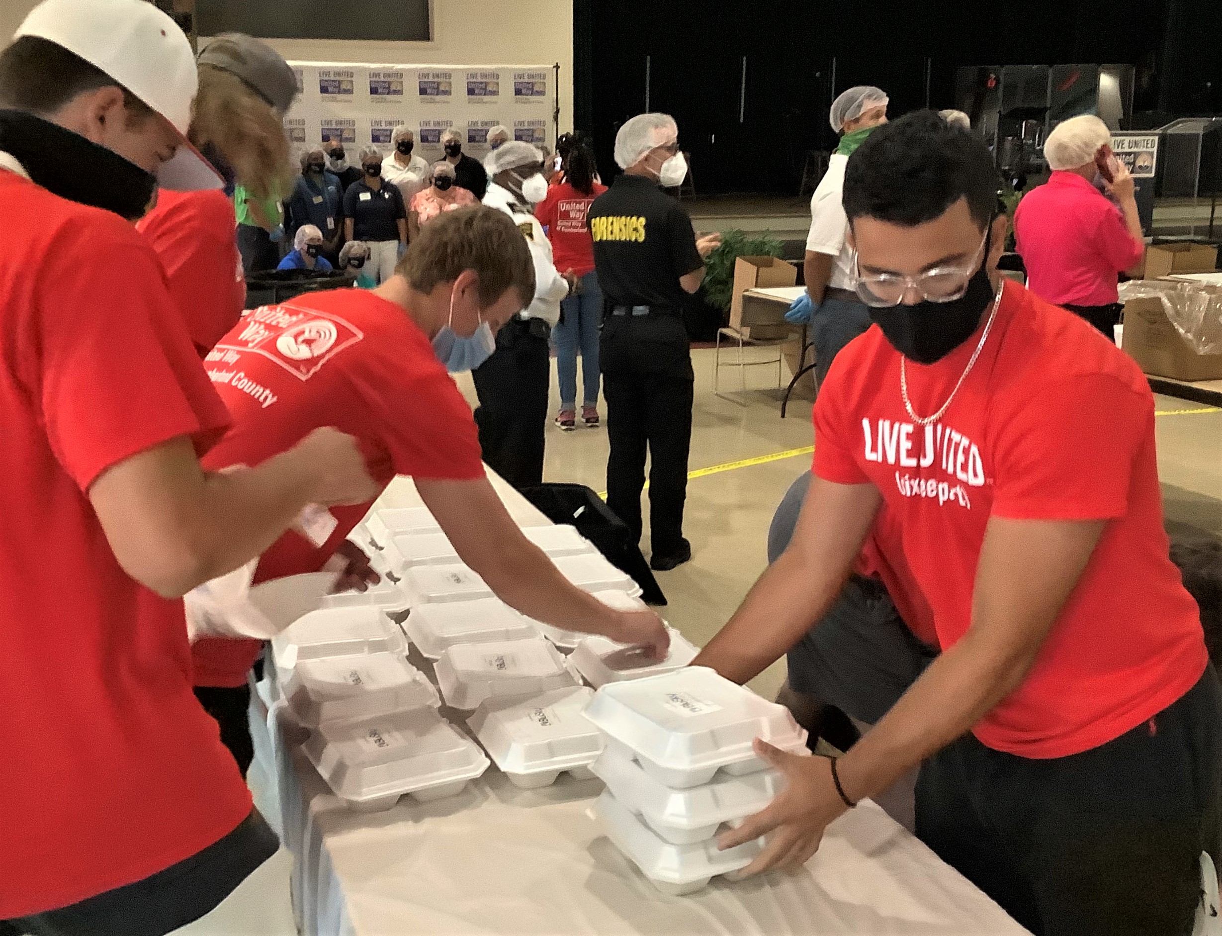 FTCC Baseball players volunteer with United Way of Cumberland County ...