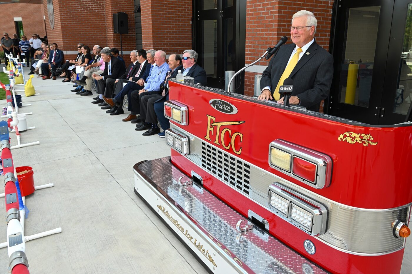 FTCC unveils Fire & Rescue Training Center with hose uncoupling ...