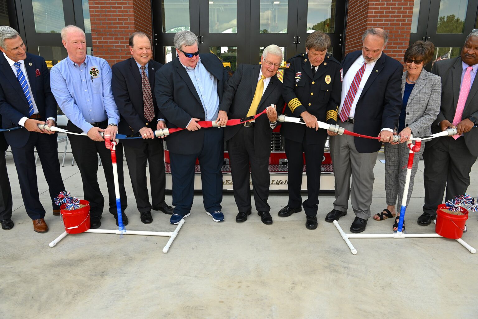 FTCC unveils Fire & Rescue Training Center with hose uncoupling ...