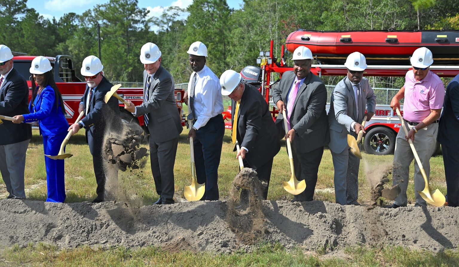 FTCC unveils Fire & Rescue Training Center with hose uncoupling ...