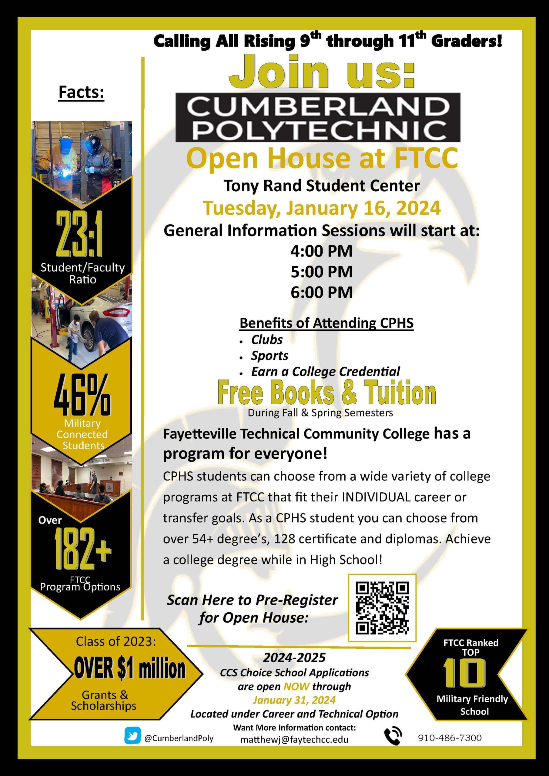 Cumberland Polytechnic High School - Fayetteville Technical Community College