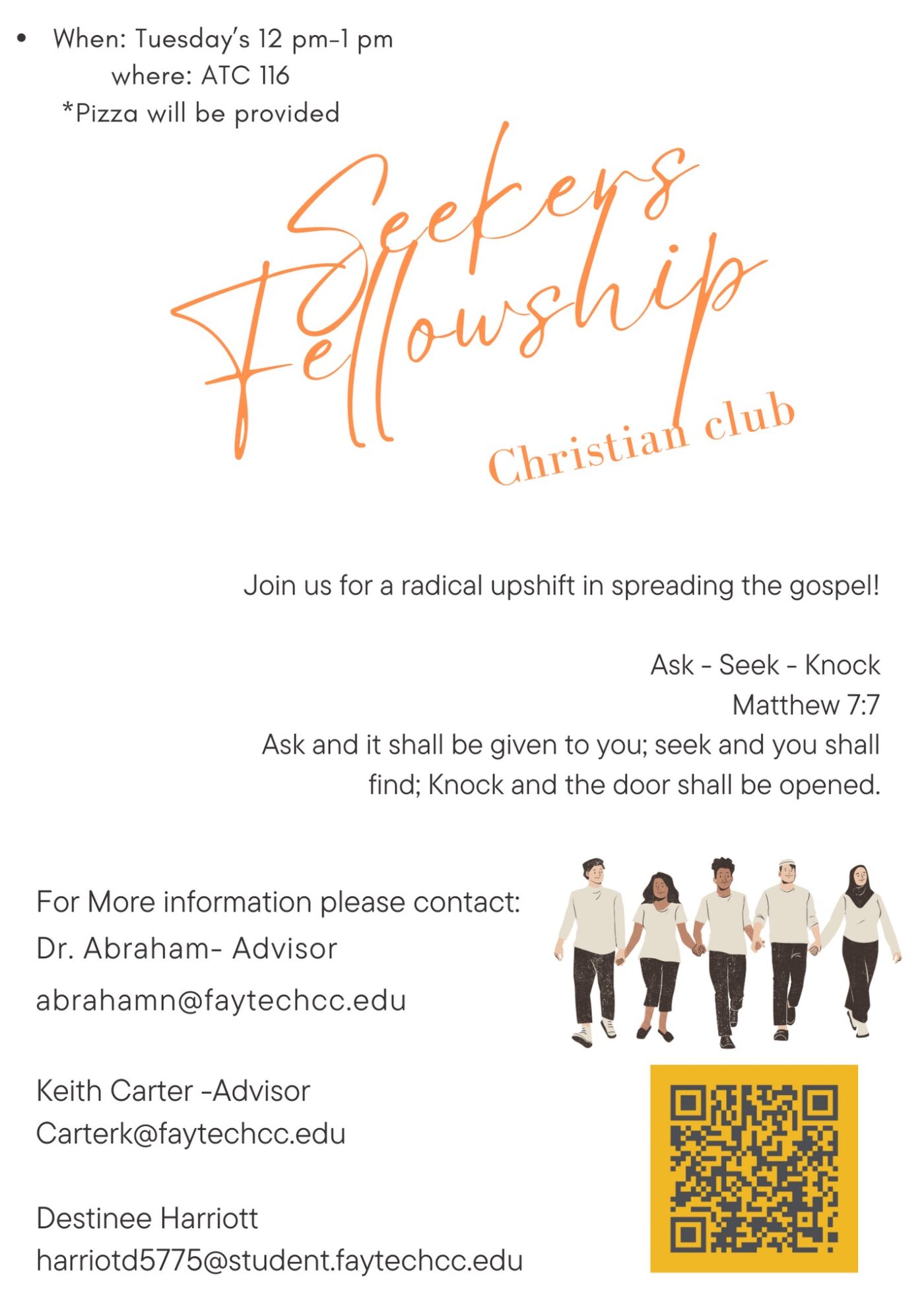 Seekers Fellowship Club meeting - Updated location - Fayetteville ...