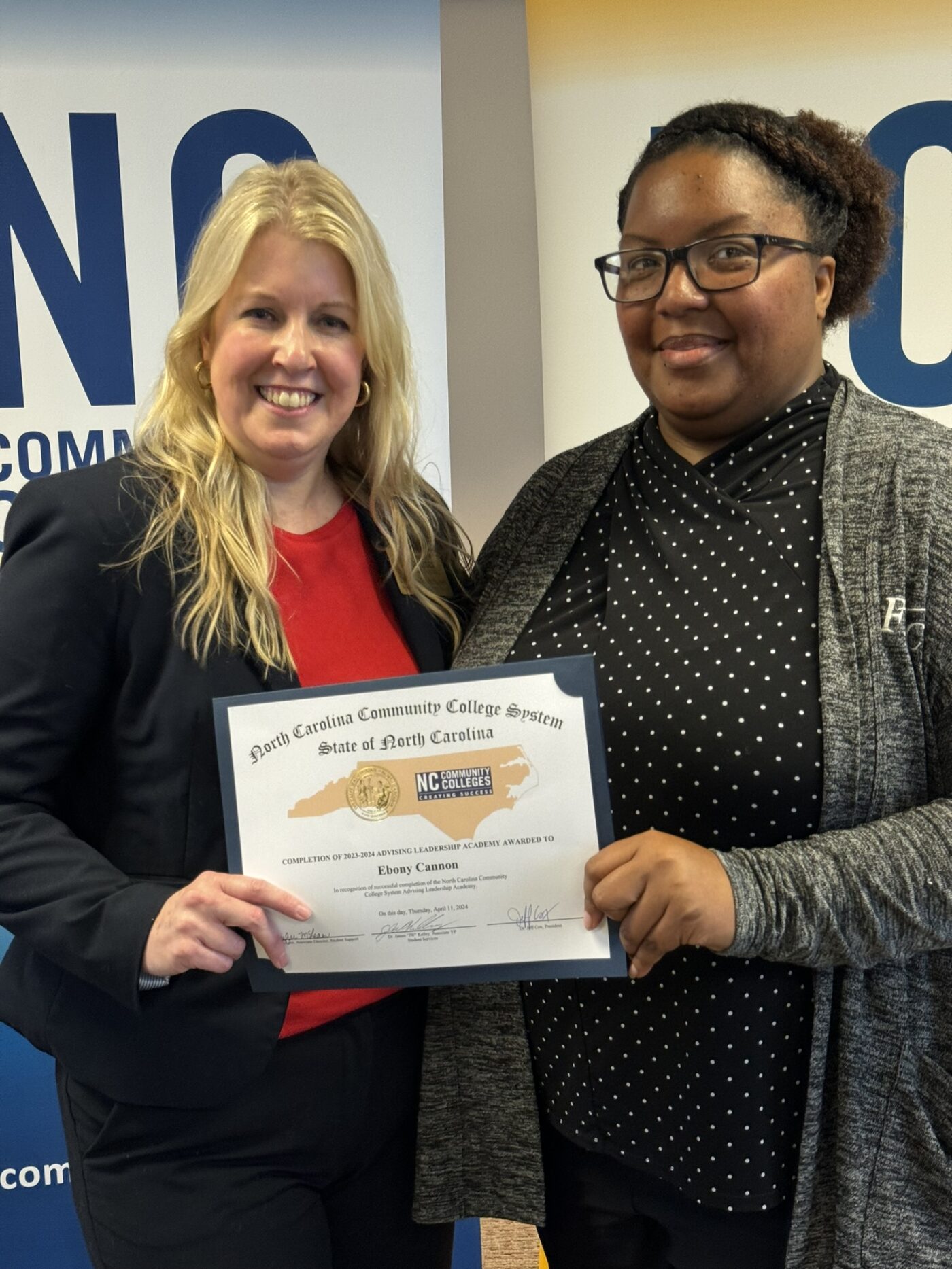 Two FTCC advisors graduate the Advising Leadership Academy ...