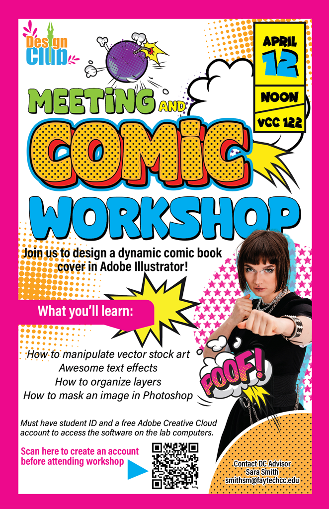 Design Club meeting & Comic workshop - Fayetteville Technical Community ...