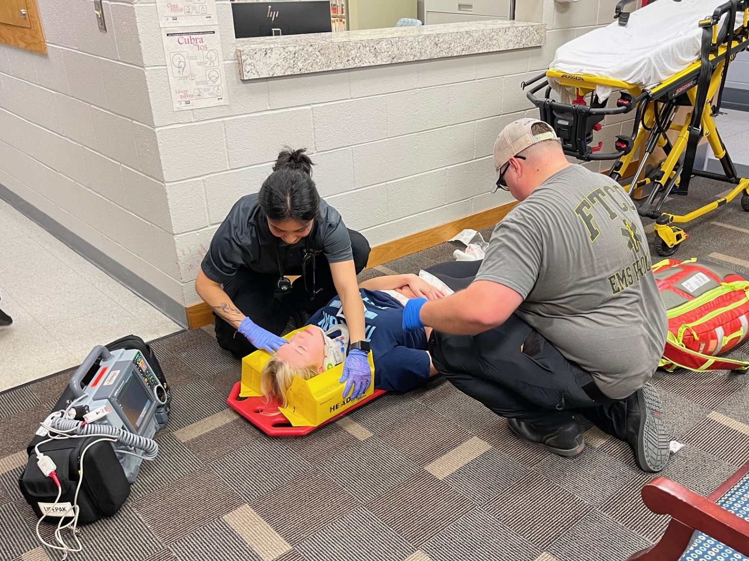Allied Health programs hold mock trauma training event - Fayetteville ...