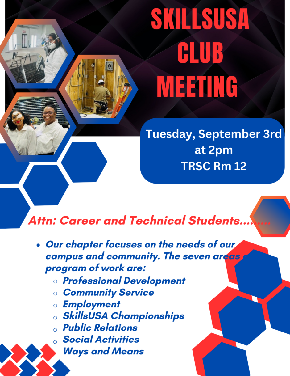 SkillsUSA Club Meeting - Fayetteville Technical Community College