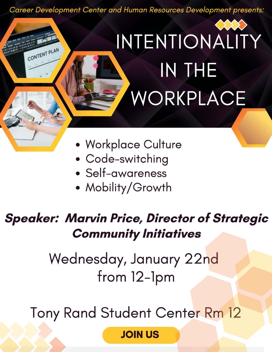 Intentionality In The Workplace - Fayetteville Technical Community College