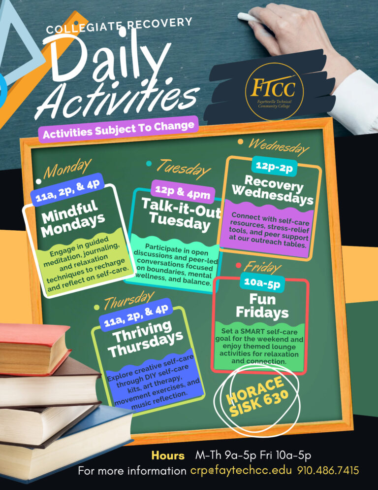 Collegiate Recovery Program - Fayetteville Technical Community College