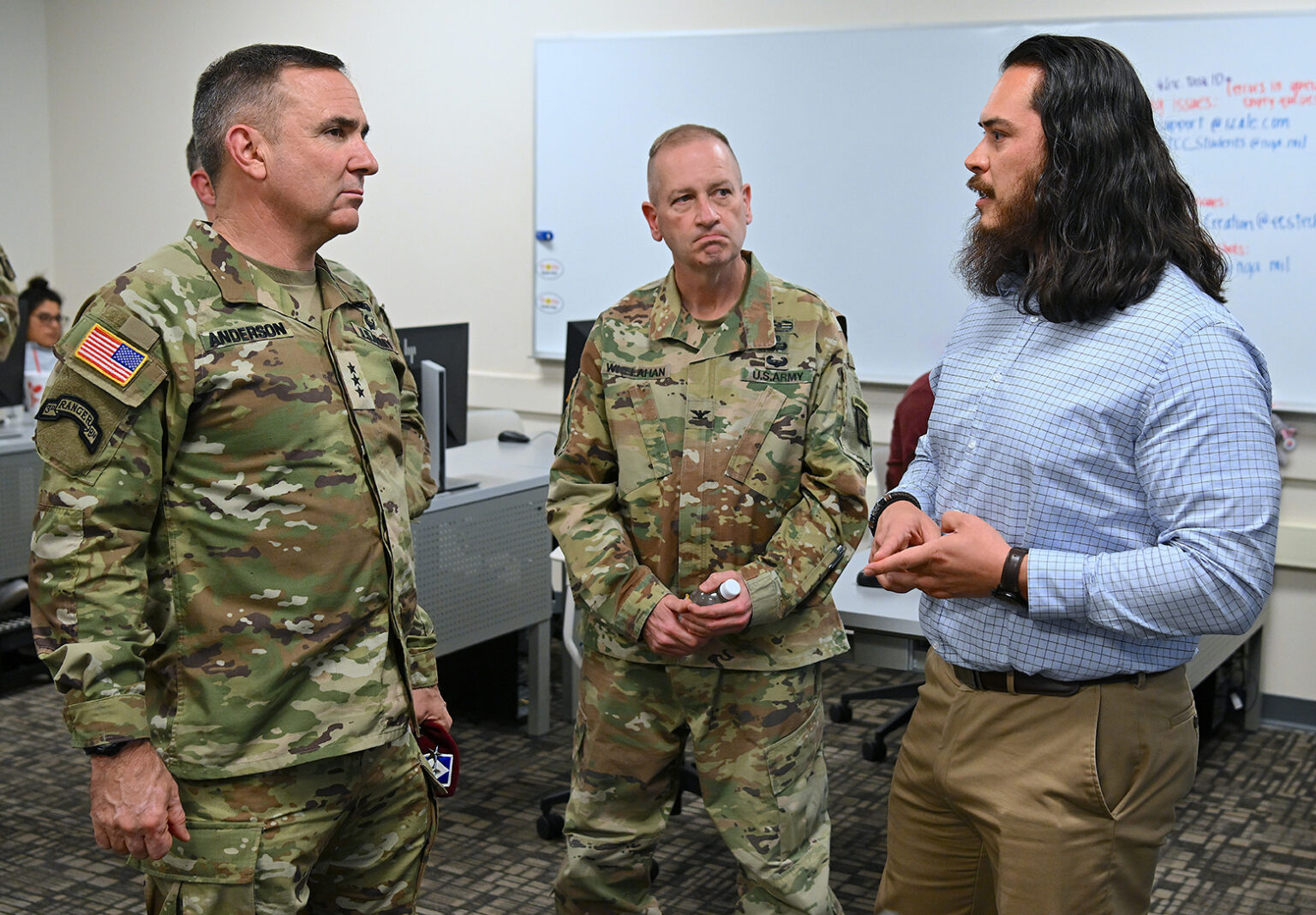 Fort Bragg commanding general tours FTCC, visits programs serving large ...