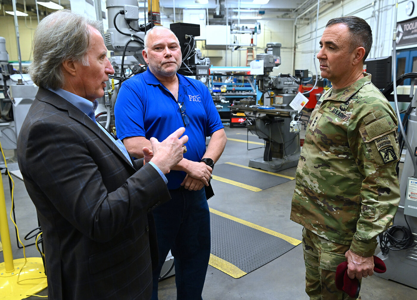 Fort Bragg commanding general tours FTCC, visits programs serving large ...