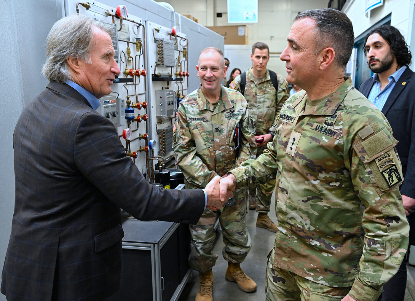 Fort Bragg commanding general tours FTCC, visits programs serving large ...