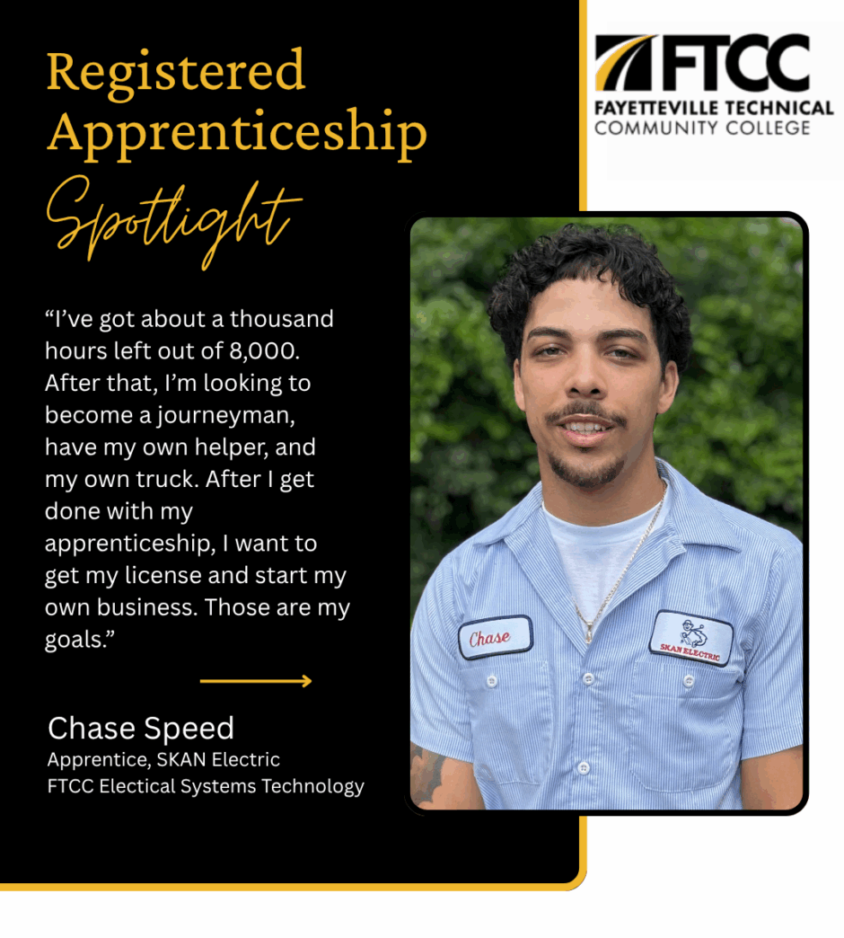 Registered Apprenticeships - Fayetteville Technical Community College