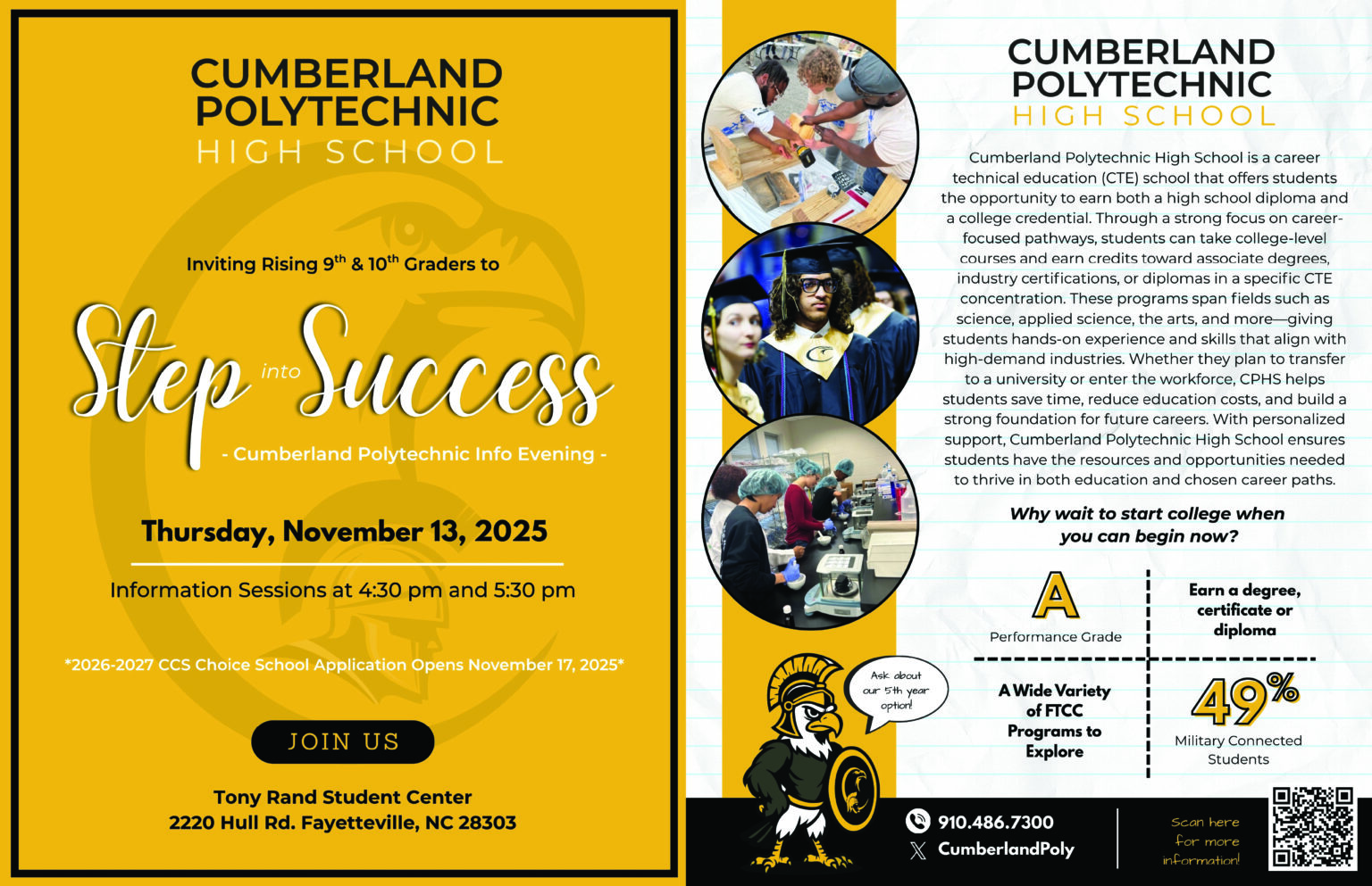 Cumberland Polytechnic High School Open House - Fayetteville Technical ...