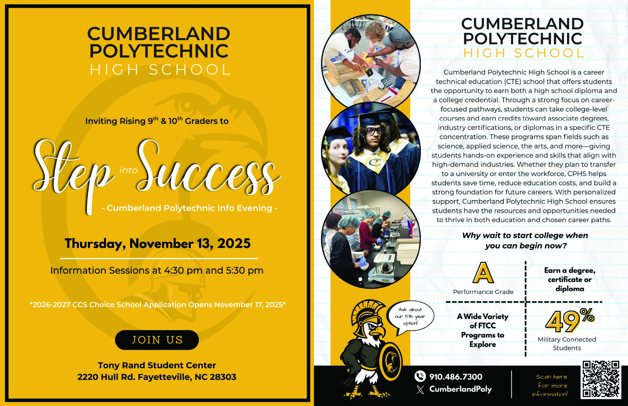 Cumberland Polytechnic High School Open House - Fayetteville Technical ...