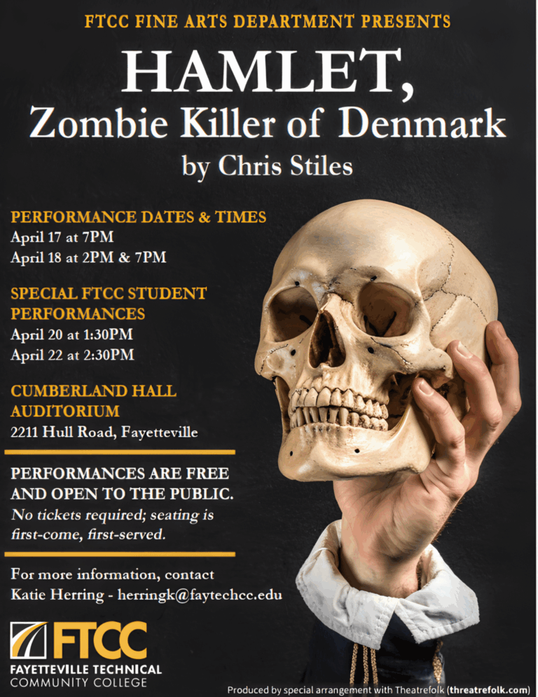 FTCC Fine Arts Department presents Hamlet, Zombie Killer of Denmark by ...